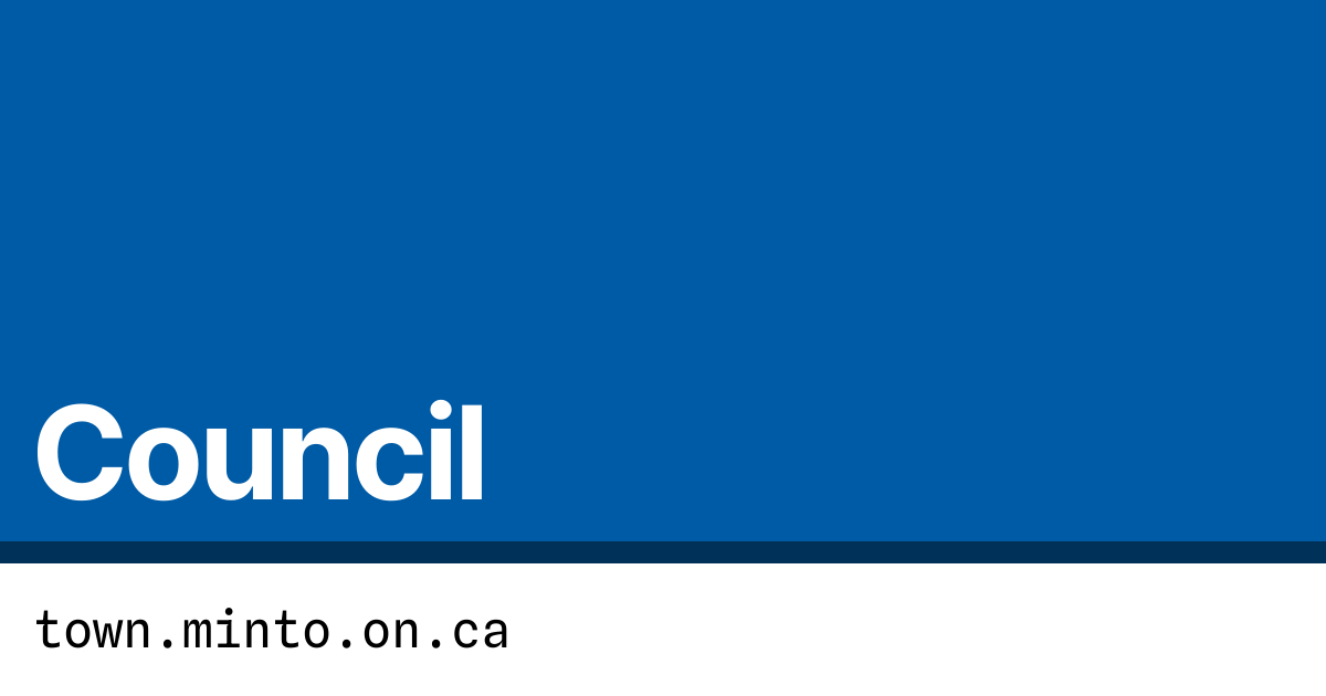 Council | Town of Minto